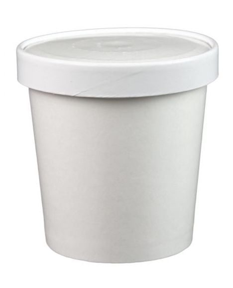 16 oz Paper Containers with Paper Lids (Pint) – MyYogurtSupplies.Com